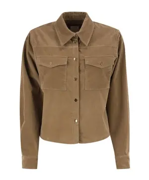 Max Mara Long-sleeved Casual Jacket - Brown