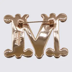 Max Mara Letter Brooch
