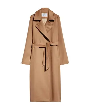 Max Mara Manuela Belted Wrap Coat - Camel