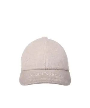 Max Mara Patterned Hat - Nude