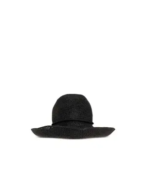 Emporio Armani Woven Wide Brim Hat