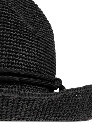 Emporio Armani Woven Wide Brim Hat