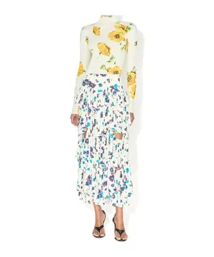 Alaïa Long-sleeved Patterned Bodysuit