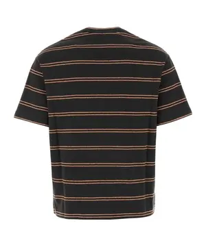 JIL SANDER Striped Embroidered T-shirt