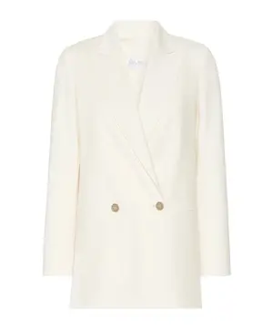 Max Mara Tailored Long Sleeve Blazer - Ivory