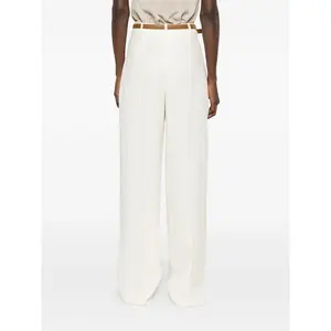 Max Mara Belted Pleated Trousers