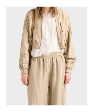 Prada Garment-dyed Washed Silk Shirt - Ivory