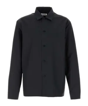 JIL SANDER Long-sleeved Shirt - Black