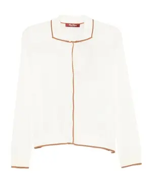 Max Mara Long-sleeved Cardigan - White