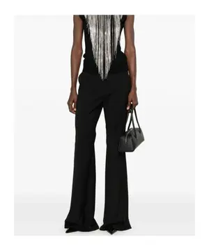 Sportmax Flared Trousers With Belt Loops