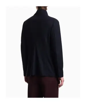 Emporio Armani Tailored Jacket With Stand Collar