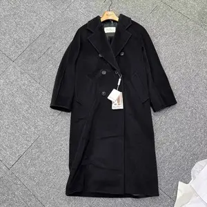 Max Mara Double-breasted Belted Coat - Black