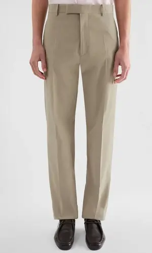 JIL SANDER Cotton Drill Trousers