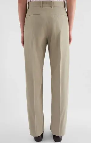 JIL SANDER Cotton Drill Trousers