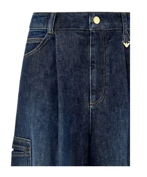 Emporio Armani Wide-leg Cargo Jeans