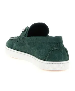 CHRISTIAN LOUBOUTIN Chambeliboat Loafers - Agave