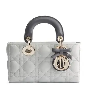 Dior Mini Lady D-joy Bag - Gray