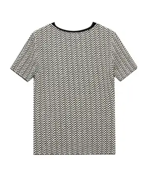 Emporio Armani Textured Crew Neck Top