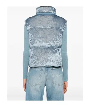 Herno Quilted Velvet Zip-up Gilet
