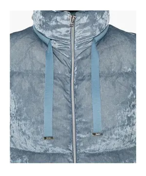 Herno Quilted Velvet Zip-up Gilet