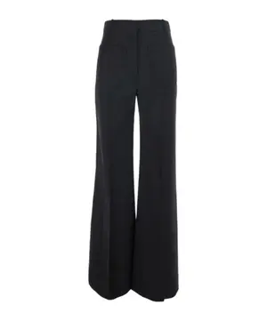 Victoria Beckham Casual Pants With Belt Loops - Black