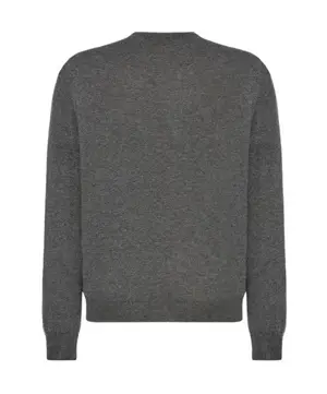 THE ROW Mapple V-neck Long-sleeve Top