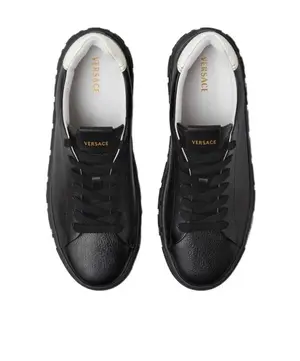 Versace Greca Leather Sneakers