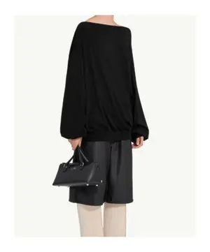 MAISON MARGIELA Oversized Off-shoulder Long Sleeve Top