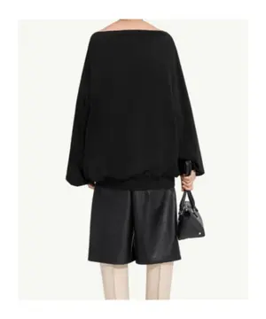 MAISON MARGIELA Oversized Off-shoulder Long Sleeve Top