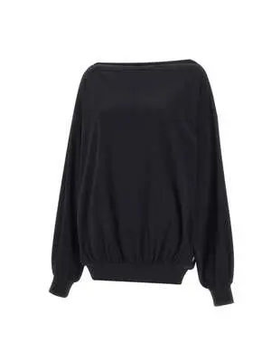 MAISON MARGIELA Oversized Off-shoulder Long Sleeve Top