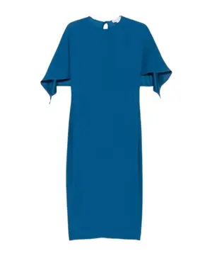 Stella McCartney Round Neck Dress - Blue