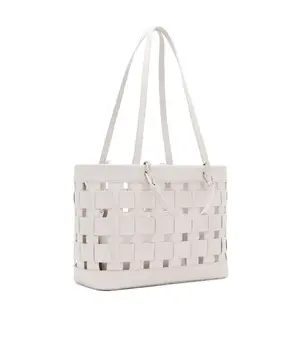 Emporio Armani Woven Tote Bag With Pouch