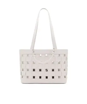 Emporio Armani Woven Tote Bag With Pouch