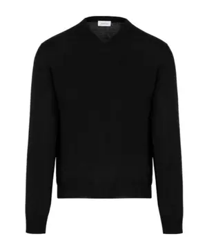 Brioni Long-sleeve V-neck Sweater - Black