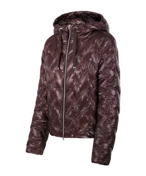 Herno Quilted Hooded Jacket - Red