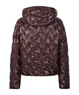 Herno Quilted Hooded Jacket - Red