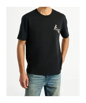 Balmain Embroidered Insect T-shirt - Black