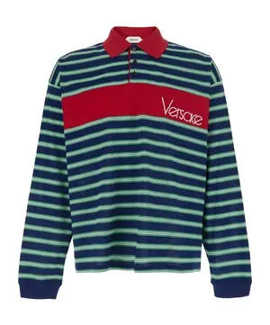 Versace Long-sleeved Polo Shirt