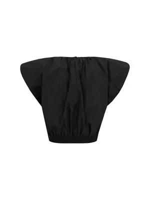 MSGM Logo Crop Top