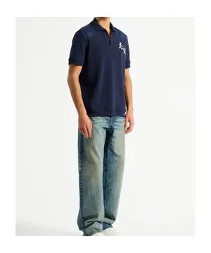 Balmain Embroidered Insect Polo