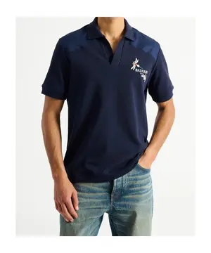 Balmain Embroidered Insect Polo