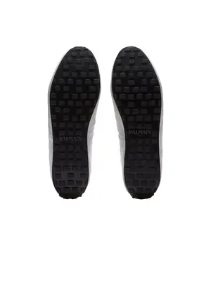 Balmain Racing Low Trainers In Nylon And Leather