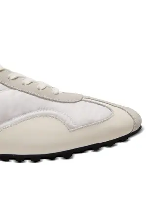 Balmain Racing Low Trainers In Nylon And Leather