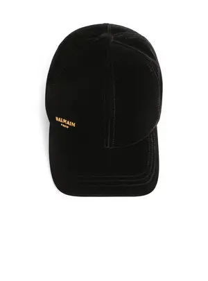 Balmain Paris Velvet Cap