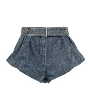 Magda Butrym Denim Shorts - Blue