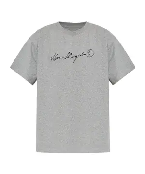 MAISON MARGIELA Cotton Jersey T-shirt - Grey