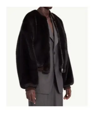 MAISON MARGIELA Furry Bomber Jacket