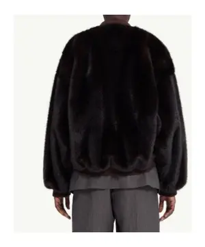 MAISON MARGIELA Furry Bomber Jacket