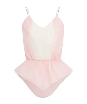 MSGM Lace Tank Top - Pink