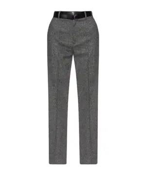 MAISON MARGIELA Casual Pants With Belt Loops - Black